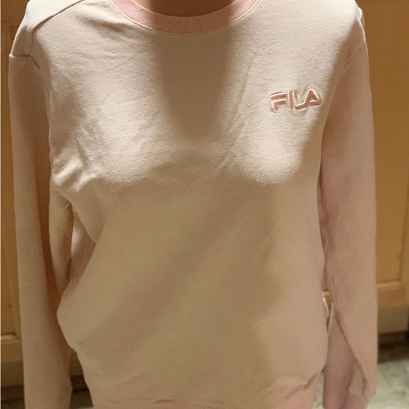 Fila | Sweaters | Fila Light Pink Crewneck Sweatshirt | Poshmark